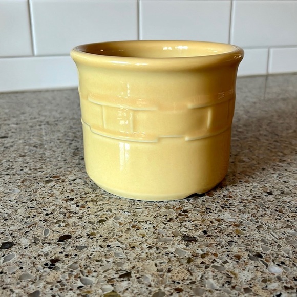 Longaberger | Accents | Longaberger Pottery One Pint Salt Crock Woven ...